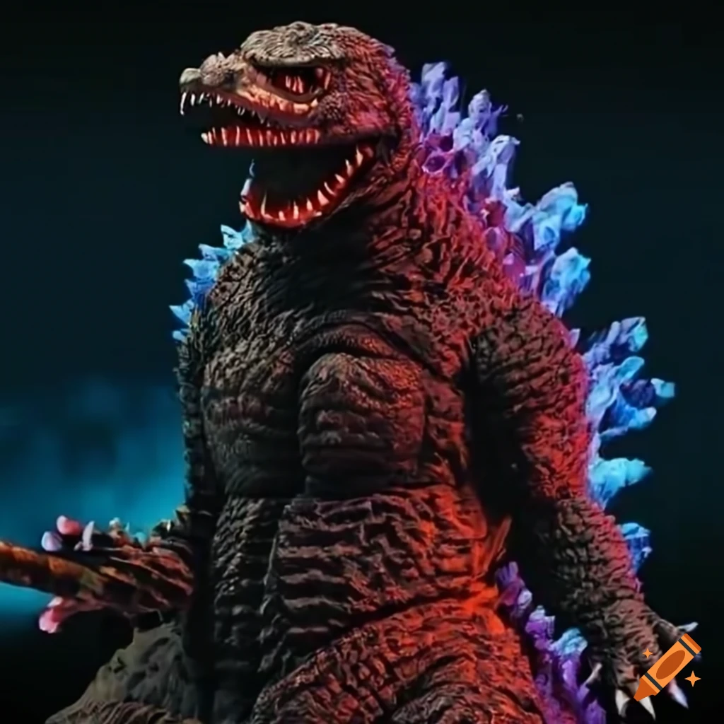 Shin godzilla versus godzilla 1994 on Craiyon