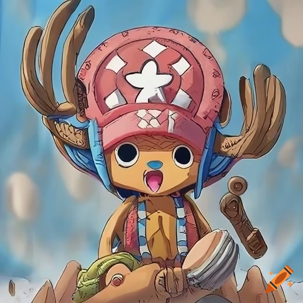 One piece chopper character on Craiyon