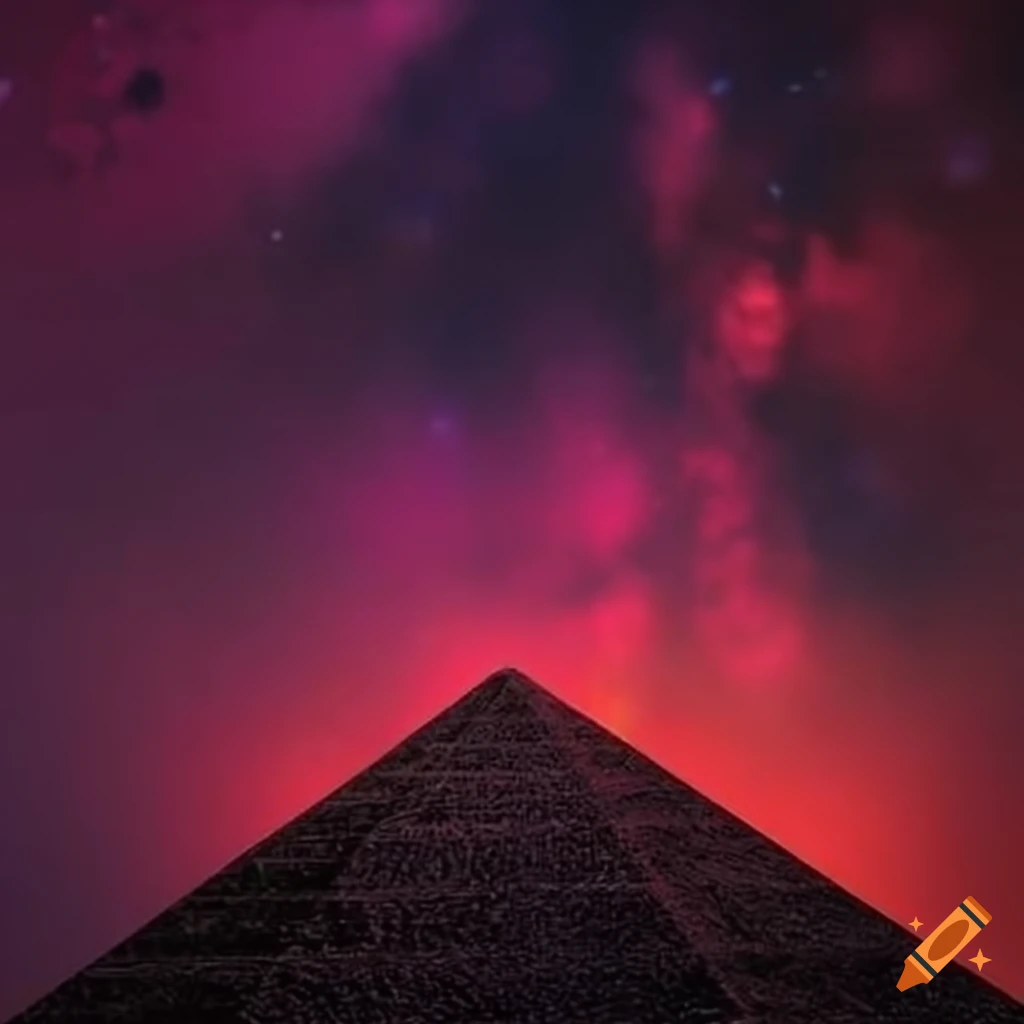 Ginormous and unique intellectual pyramid on Craiyon