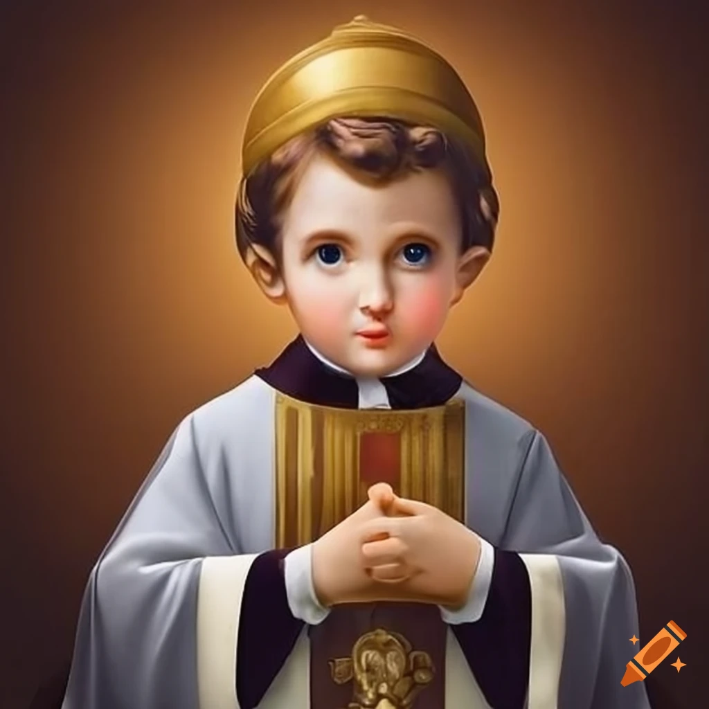 Catholic altar boy on Craiyon