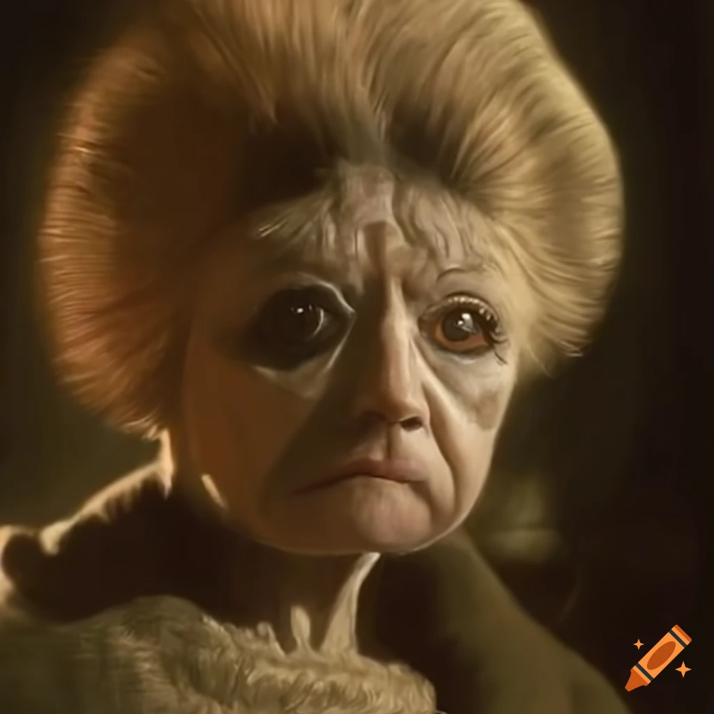 Portrait of ree-yees character on Craiyon