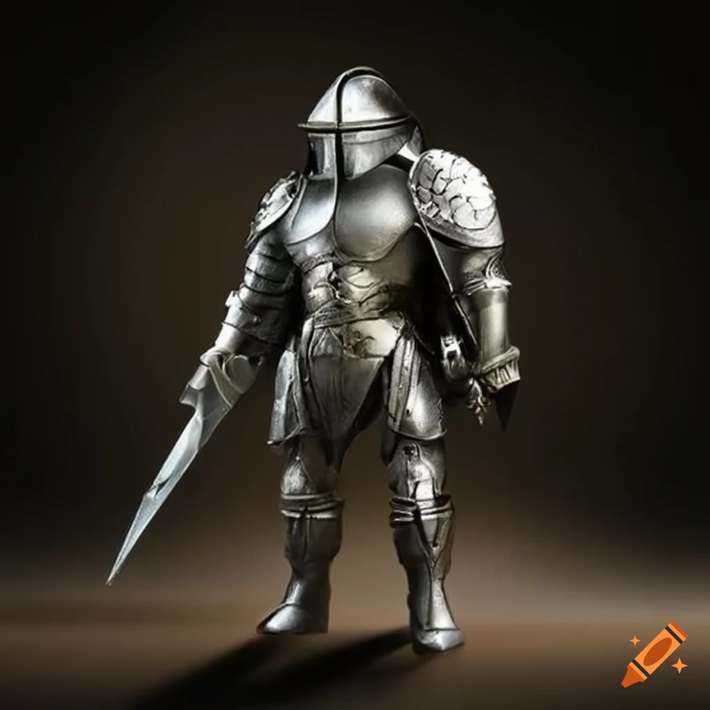 Wind tribe silver armored whistler soldier on Craiyon