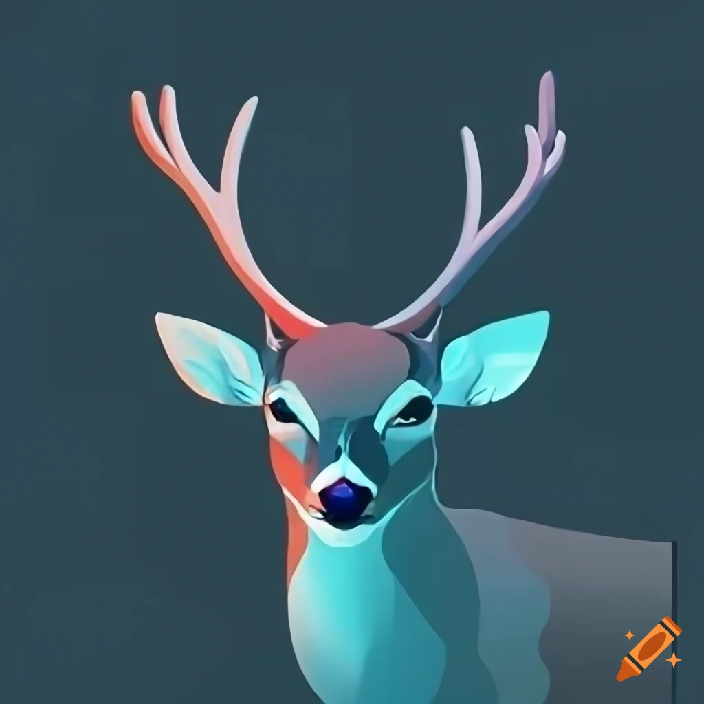 Deer icons on Craiyon