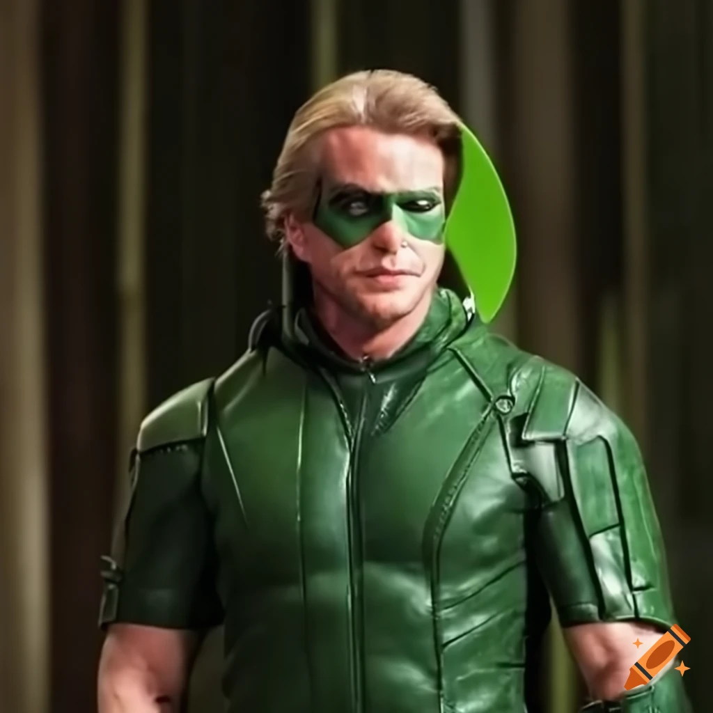 Cary elwes as the green arrow on Craiyon