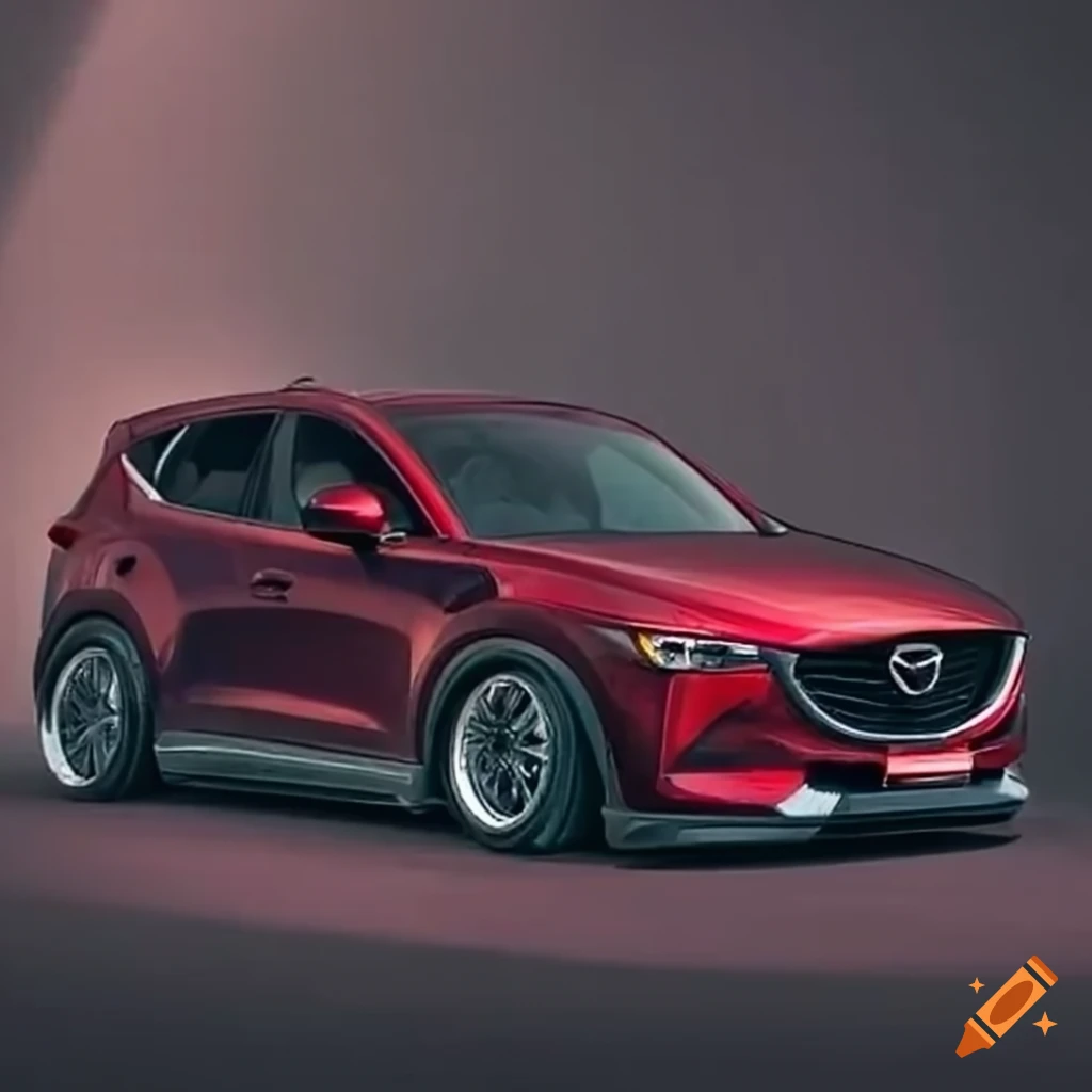 Mazda cx-5 slammed on Craiyon