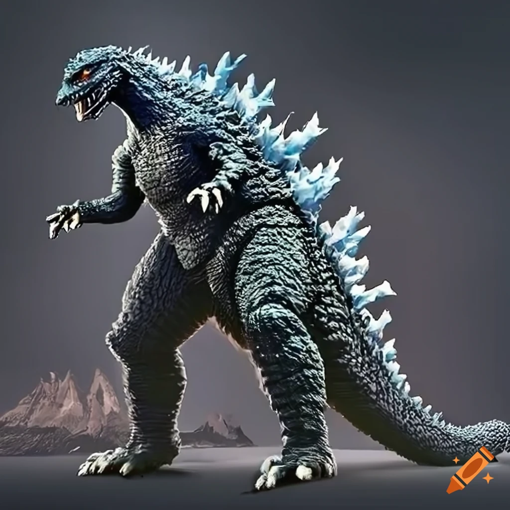 Evolved godzilla on Craiyon