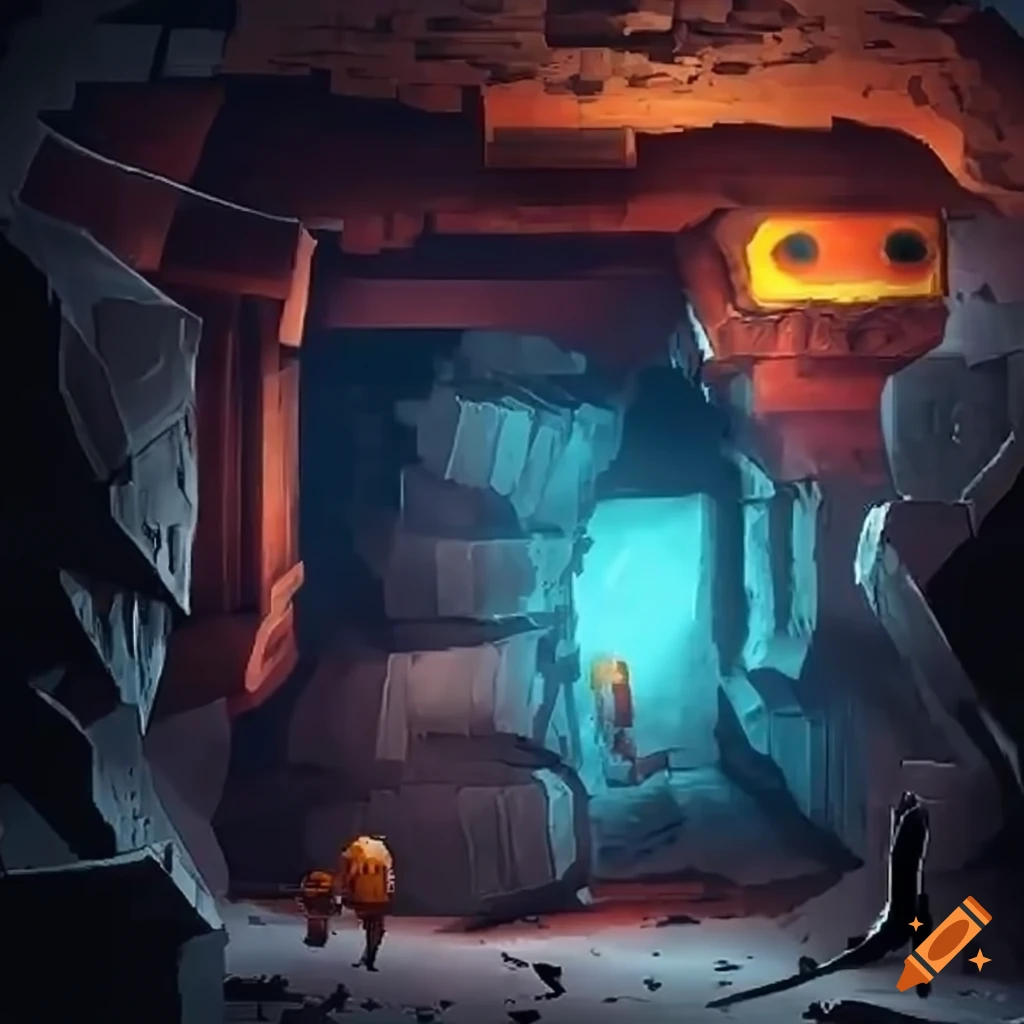 Building mineral extractor in 2D facing front for a video game on Craiyon