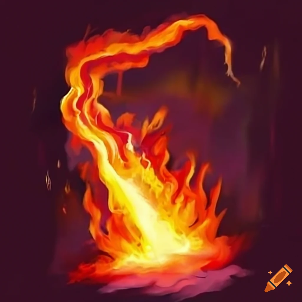 Fire storm on Craiyon