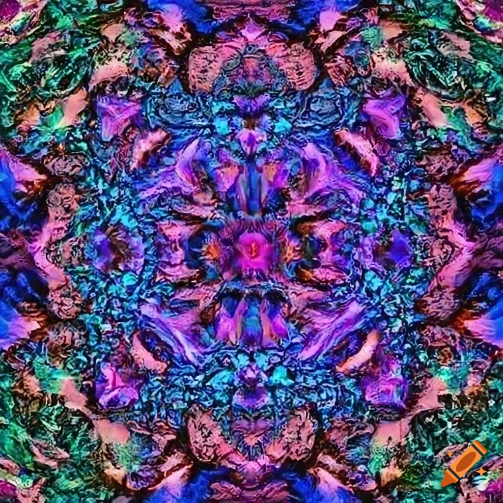 Ai-generated persian patterns on Craiyon