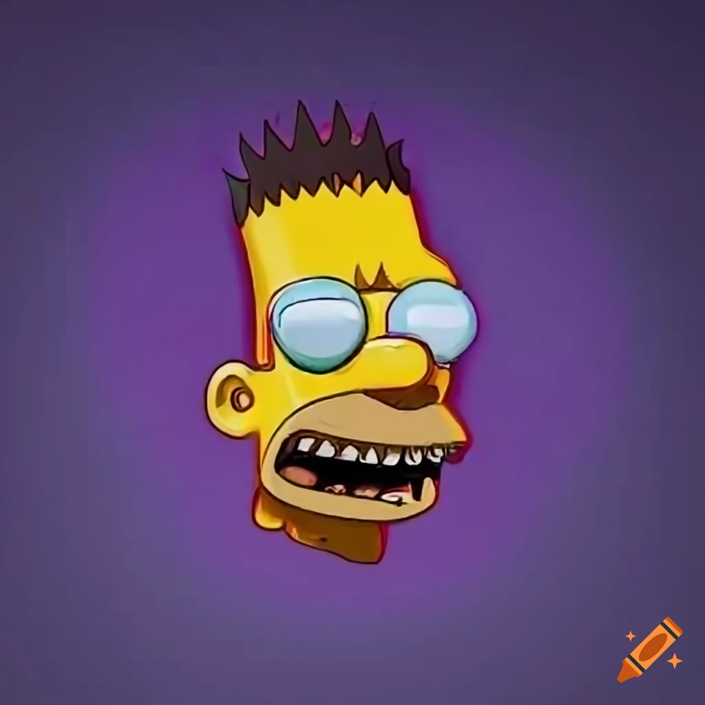 Nft titled "missão lunar simpson" with characters from the simpsons ...