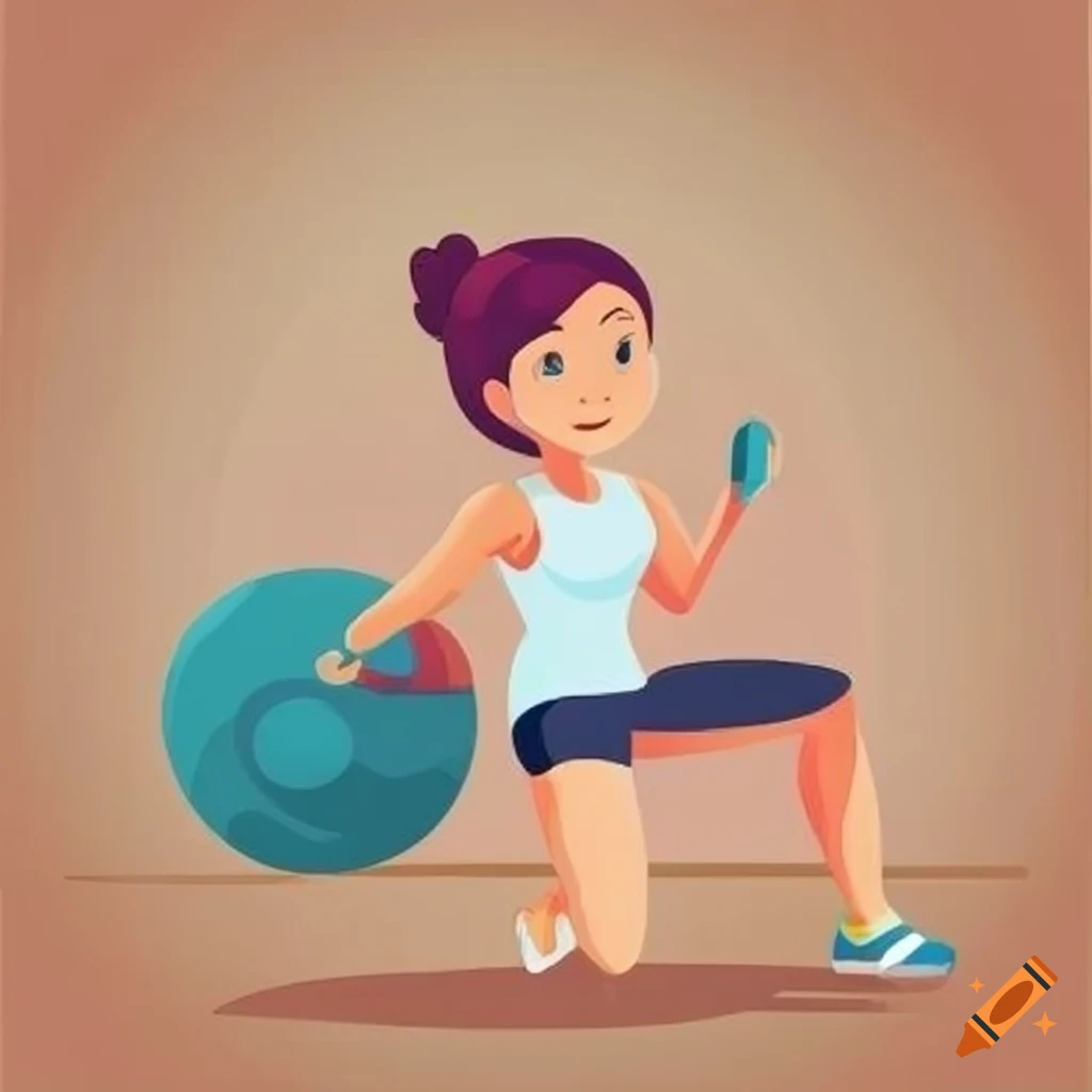 Poster promoting gym etiquette and safety awareness on Craiyon