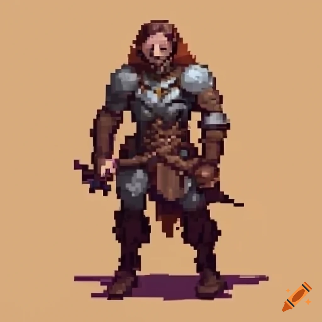 2d rpg sprite character design on Craiyon