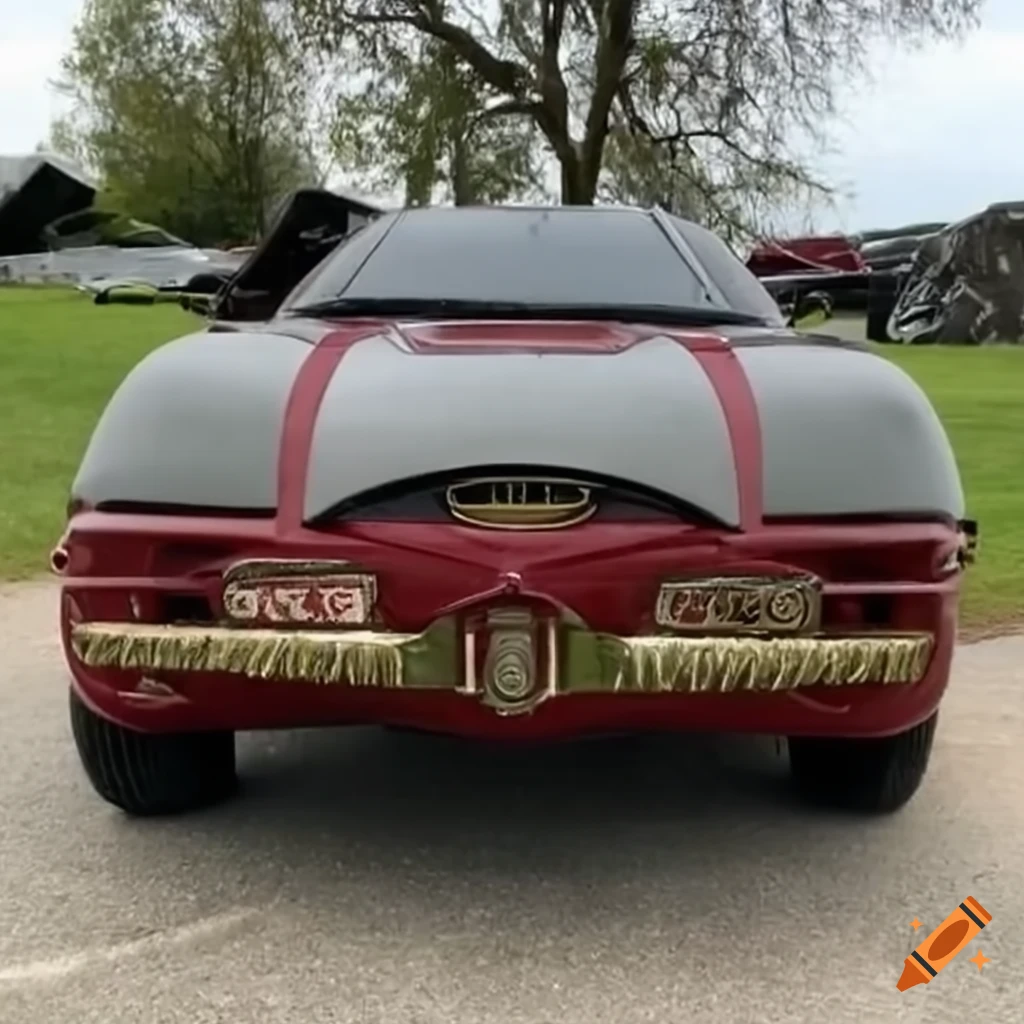 Klingon-inspired car design on Craiyon