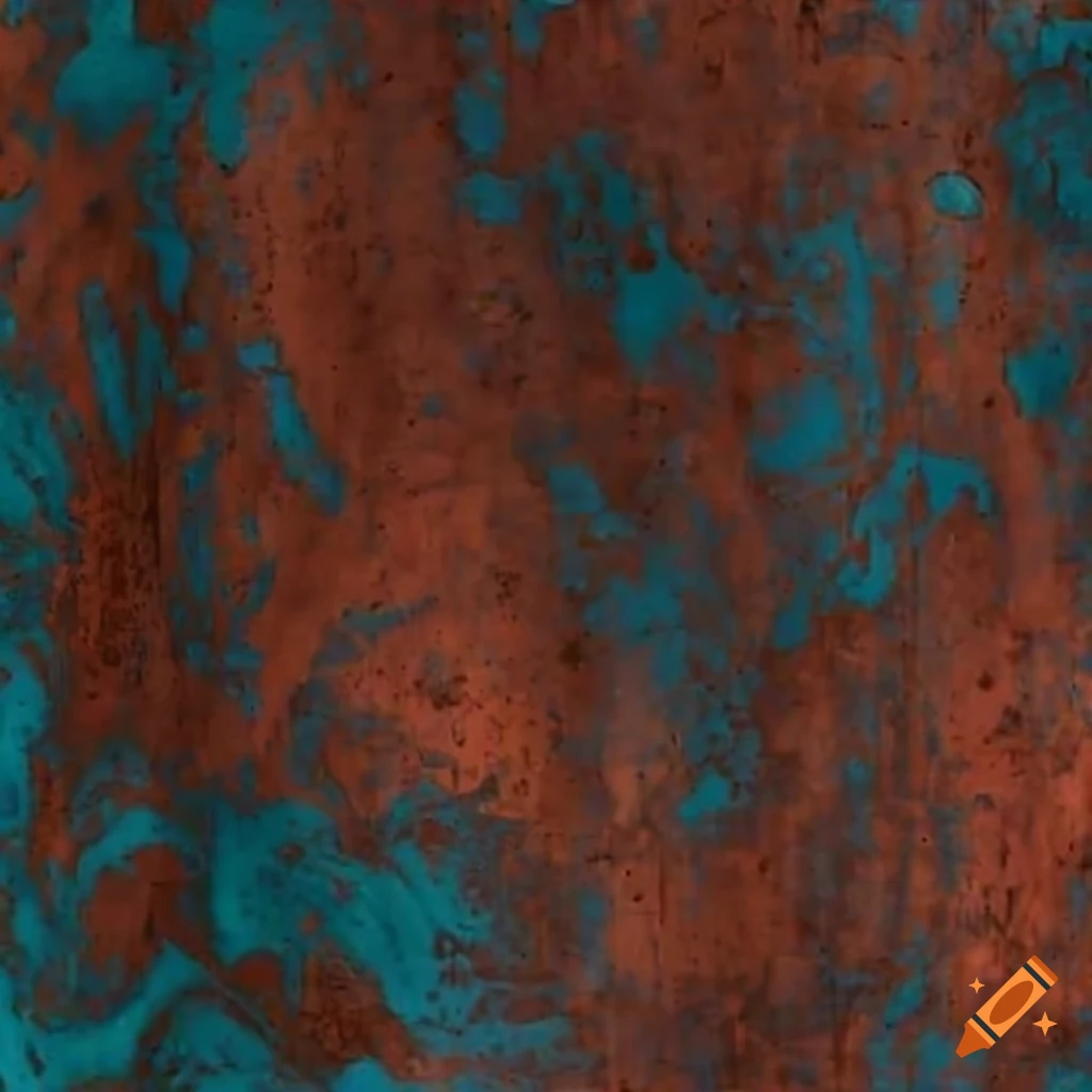 Blue copper patina seamless texture on Craiyon