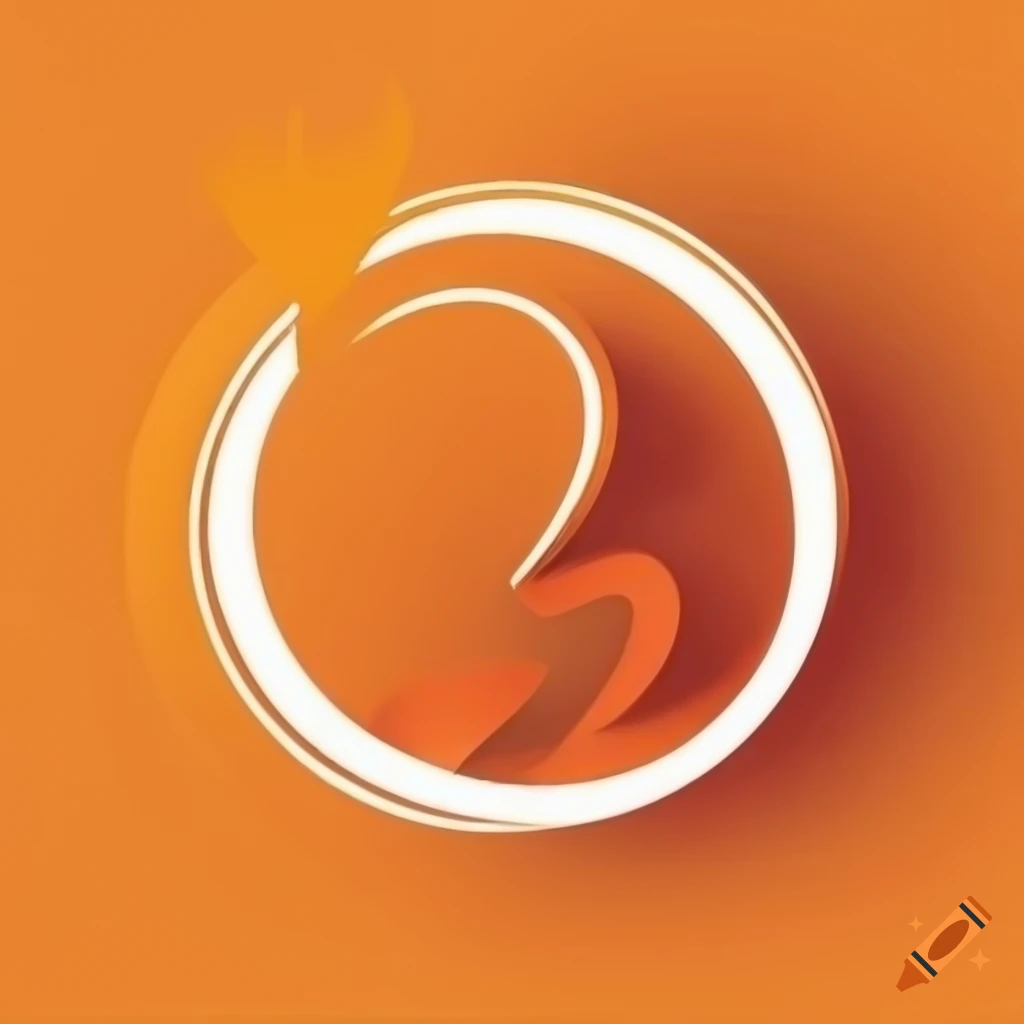 Orange Market logo design with detailed features for audience attention ...
