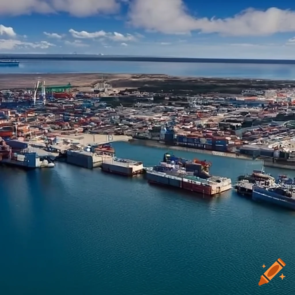 Climate change adaptation of ports on Craiyon