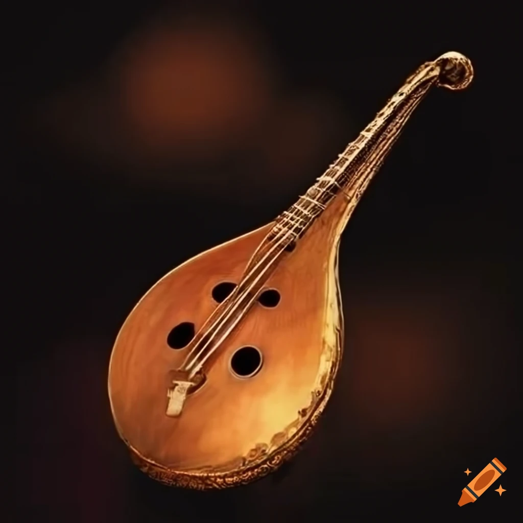 Ancient music instruments on Craiyon