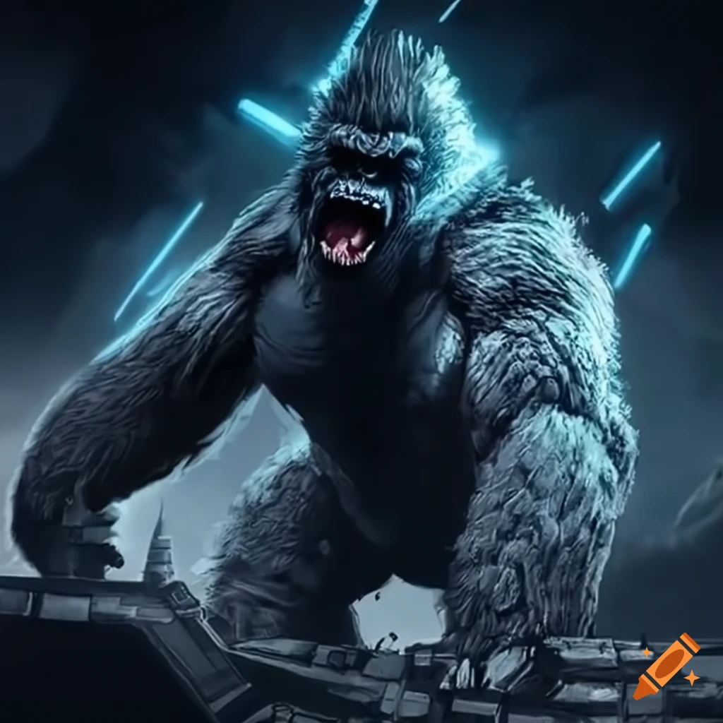 Mecha king kong on Craiyon