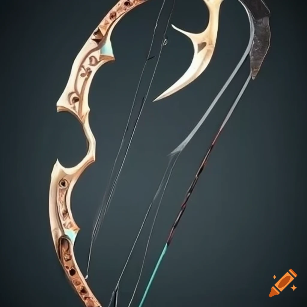 Fantasy boomerang knife weapon with magical properties on Craiyon