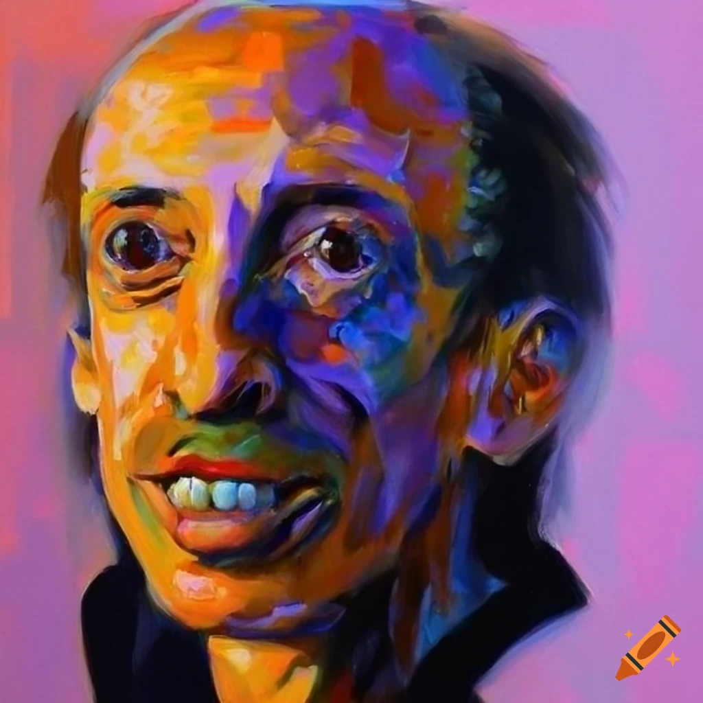 Gary gensler depicted in black robes in a fine art painting on Craiyon