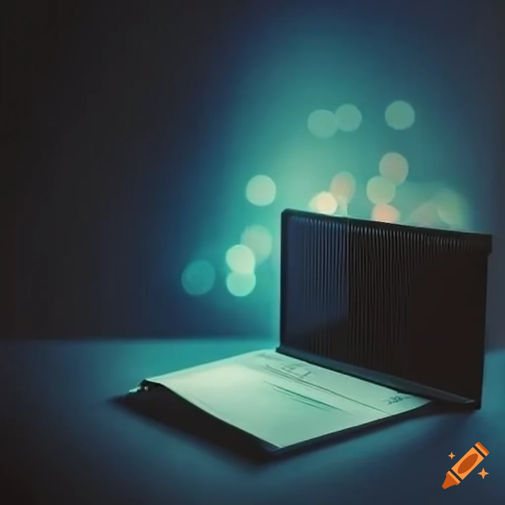 Computer screen constructed from books on Craiyon