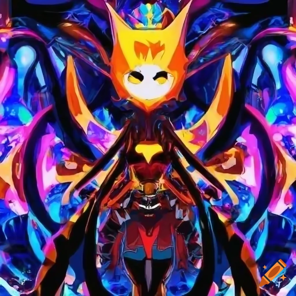 Detailed illustration of a unique black alien character from Disgaea ...