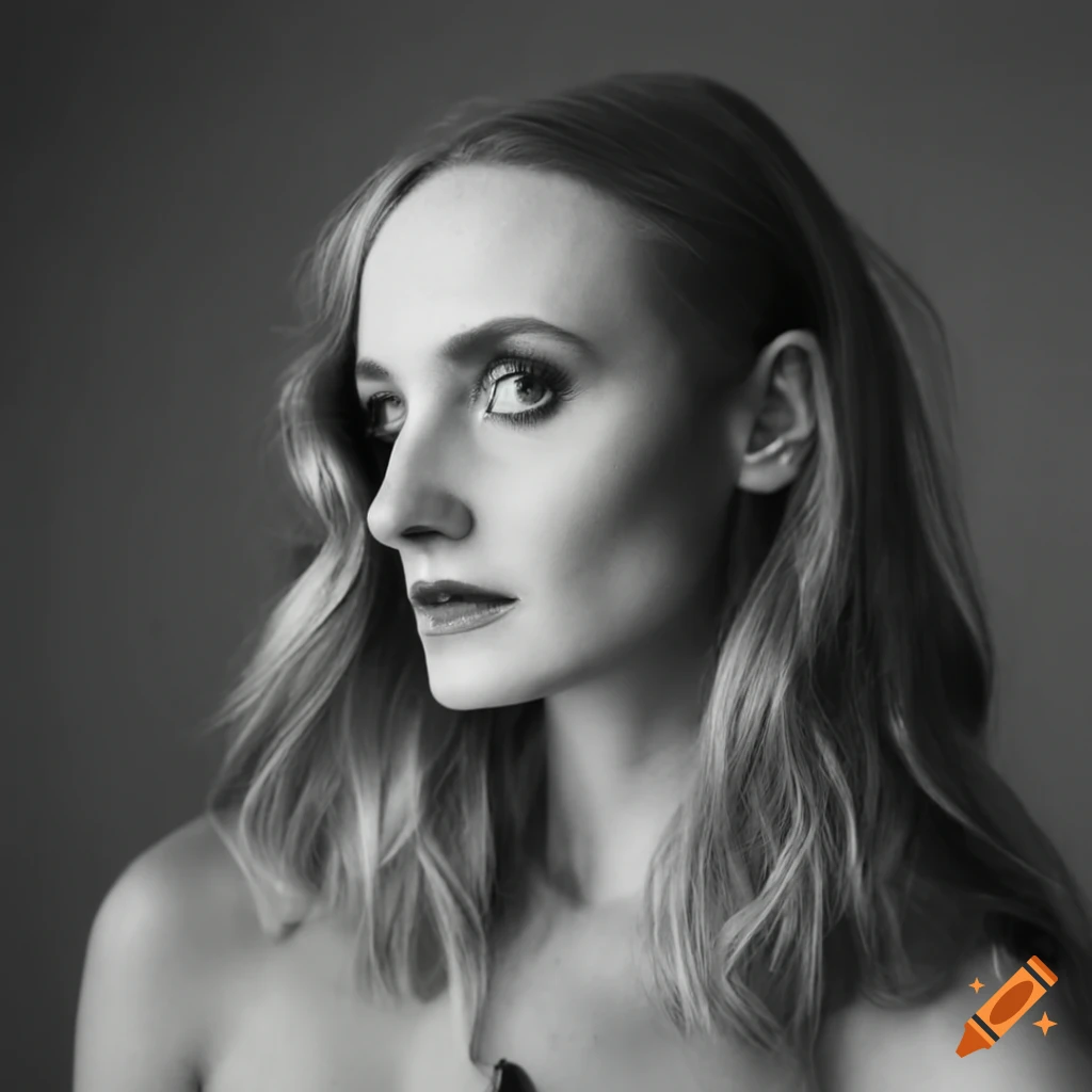 Portrait of sophie evans, elegant and stunning welsh actress on Craiyon