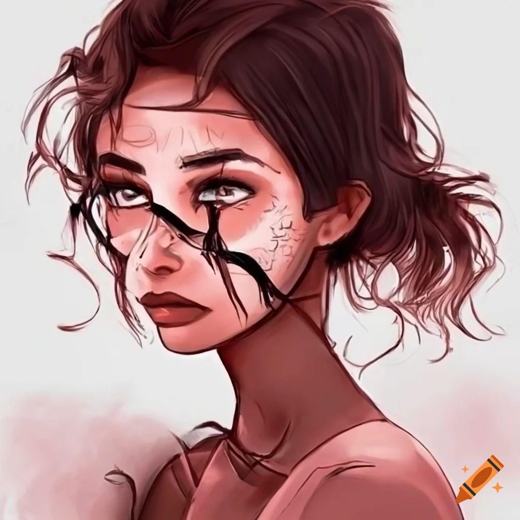 Insecure girl on Craiyon