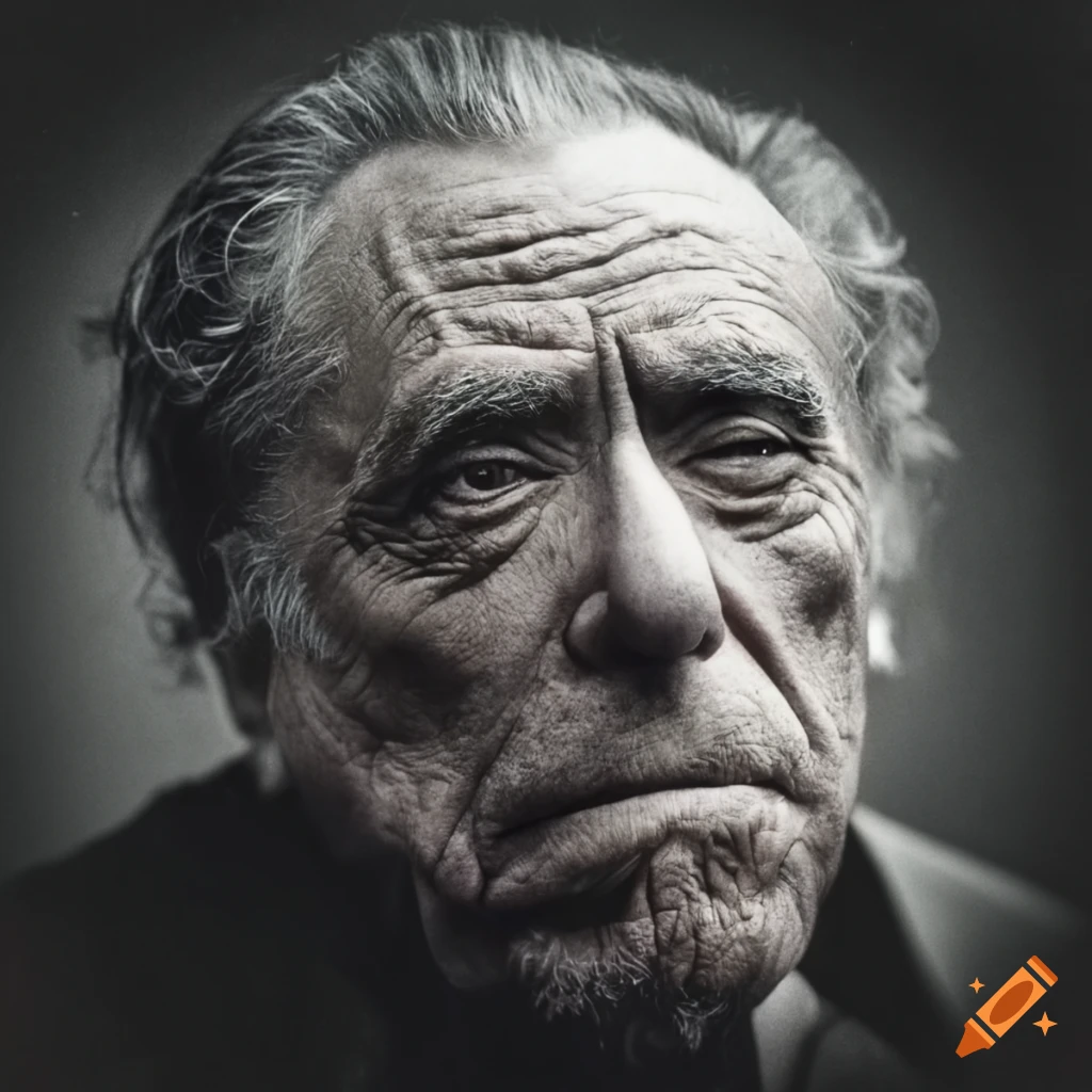 Charles bukowski portrait on Craiyon