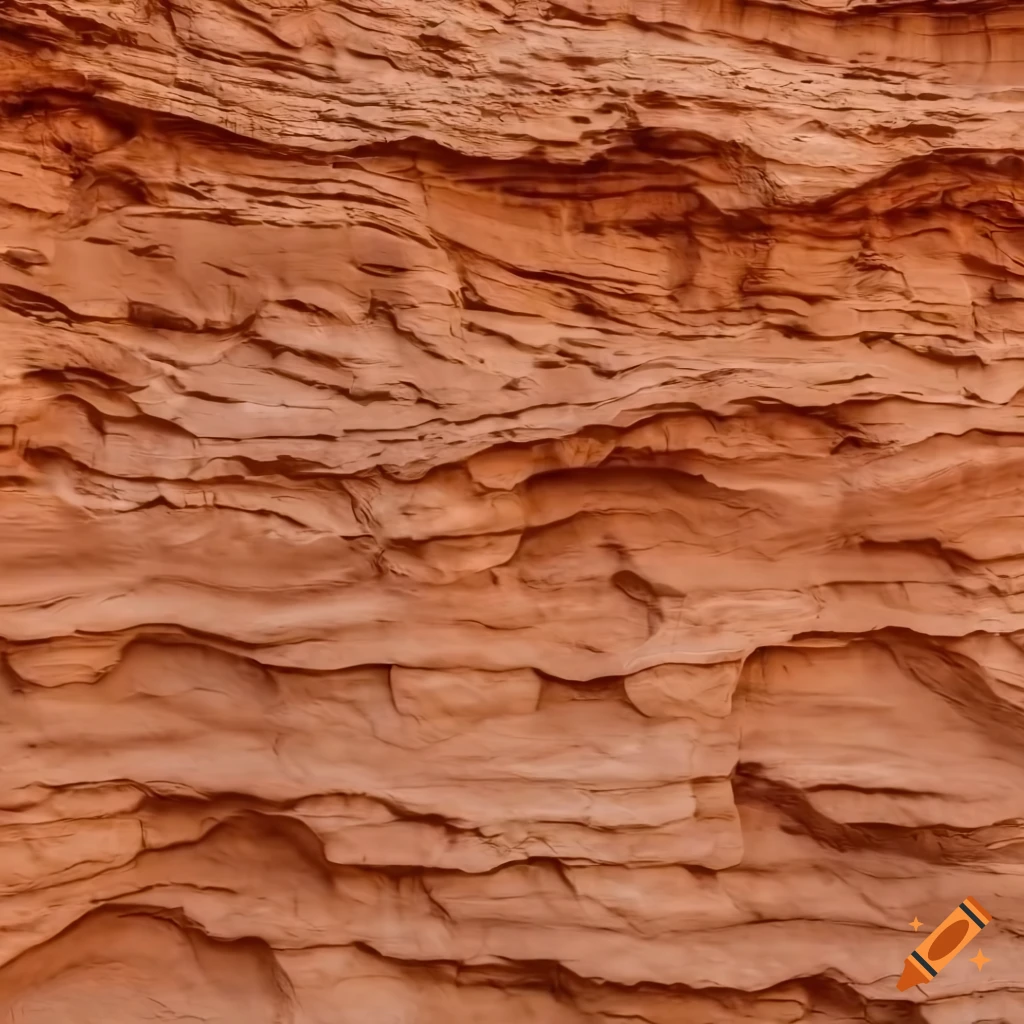 Texture of desert cliff rocks in a seamless pattern on Craiyon