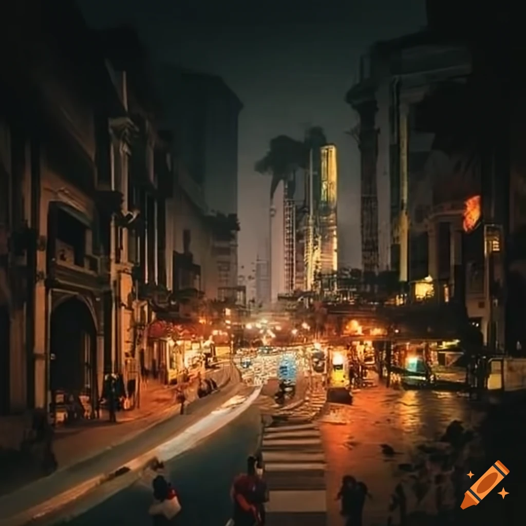 Scene depicting the modern conflict of medan city with zebra crossings ...