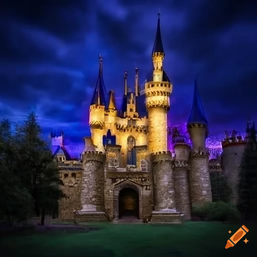 Fairytale castle on Craiyon