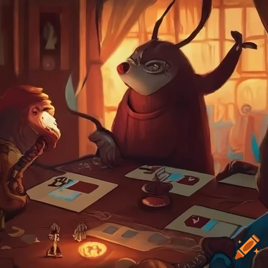 Itchyweenis and boc_maxima playing Magic: The Gathering cards on Craiyon