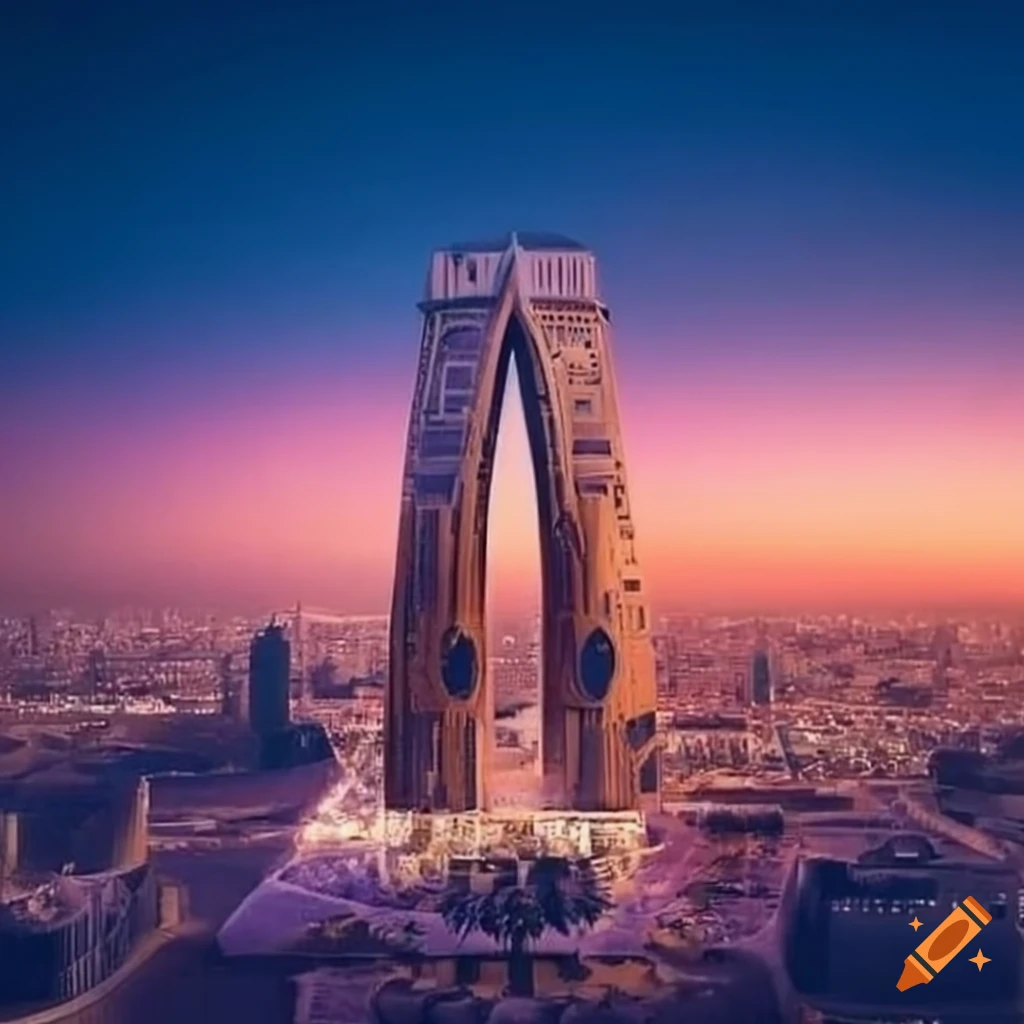 Cityscape of riyadh, a modern saudi style capital on Craiyon