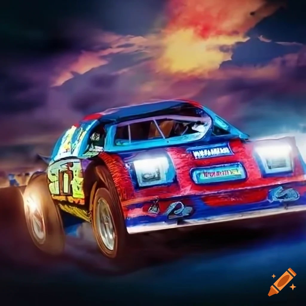 Stardust speedway on Craiyon