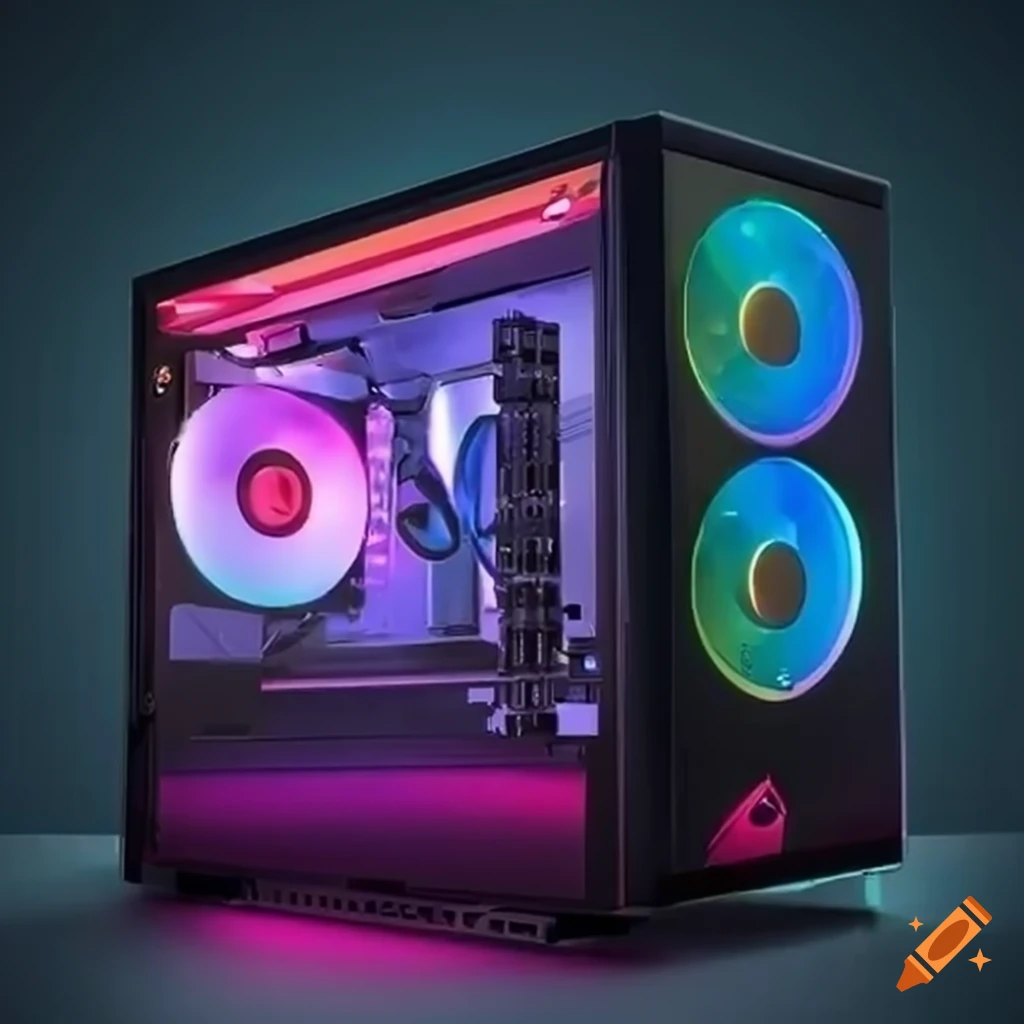Powerful gaming pc with intel i9 processor and rtx 3080 graphics card ...