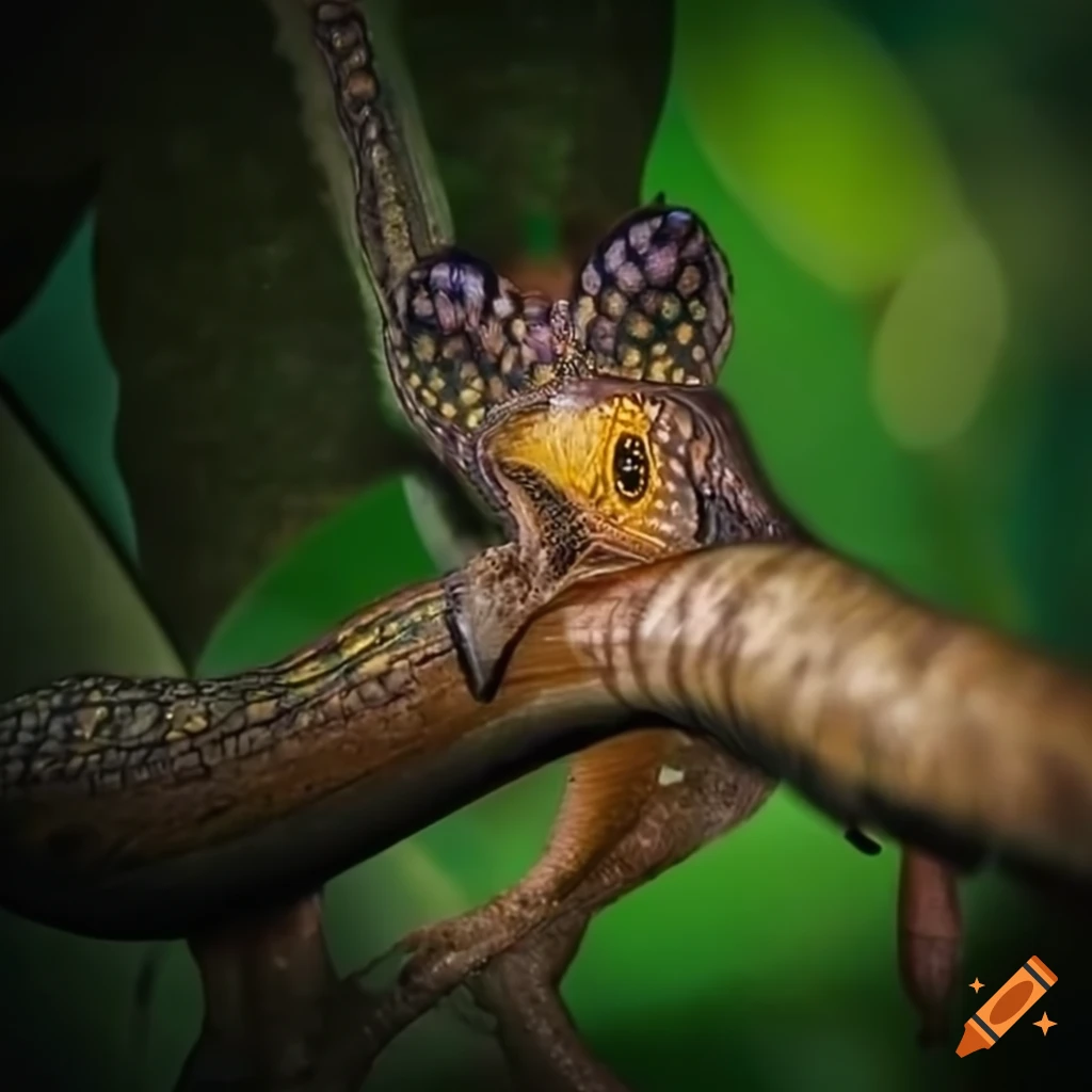 Hyper-sharp microphotography mission in a tropical forest on Craiyon