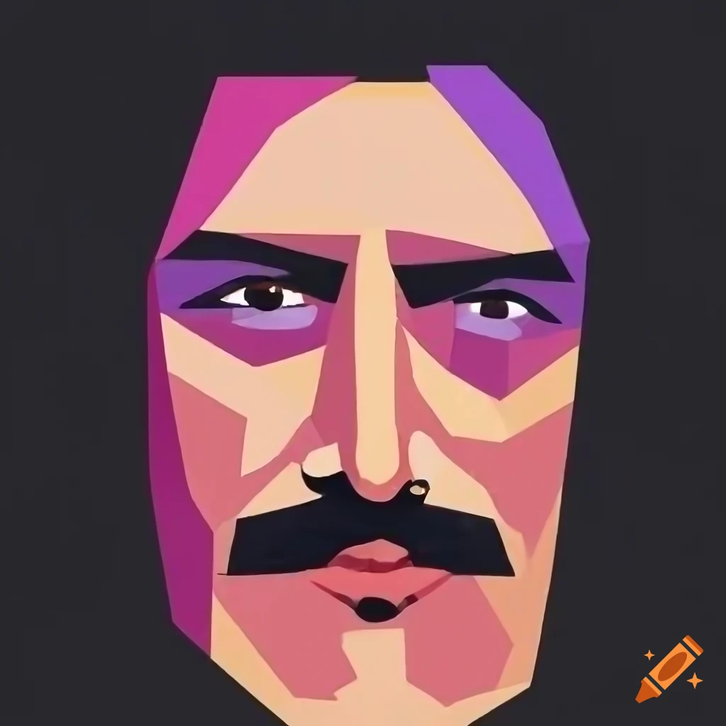 Members of queen rock band in cubism style on Craiyon