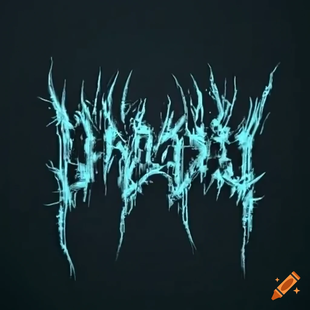 Deathcore logo for the brand 'toda' on Craiyon