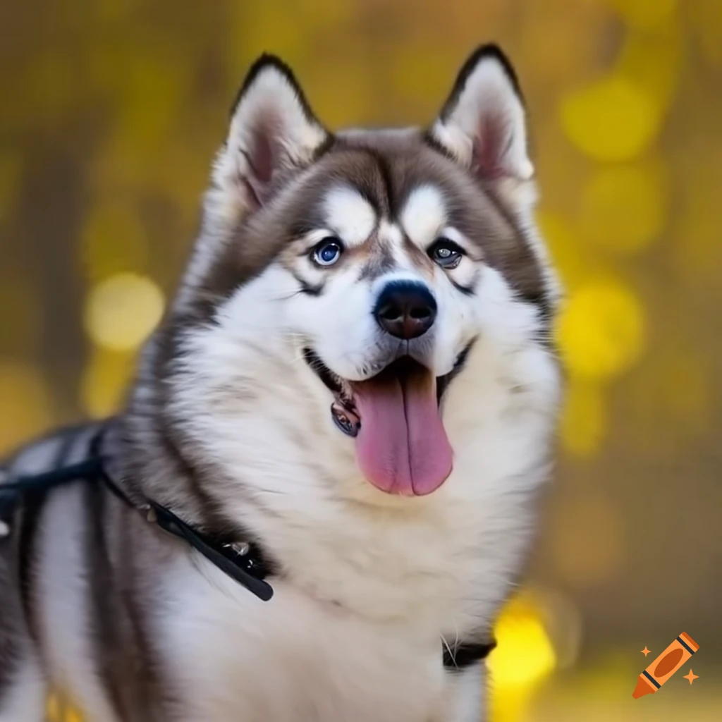Siberian dog breed on Craiyon