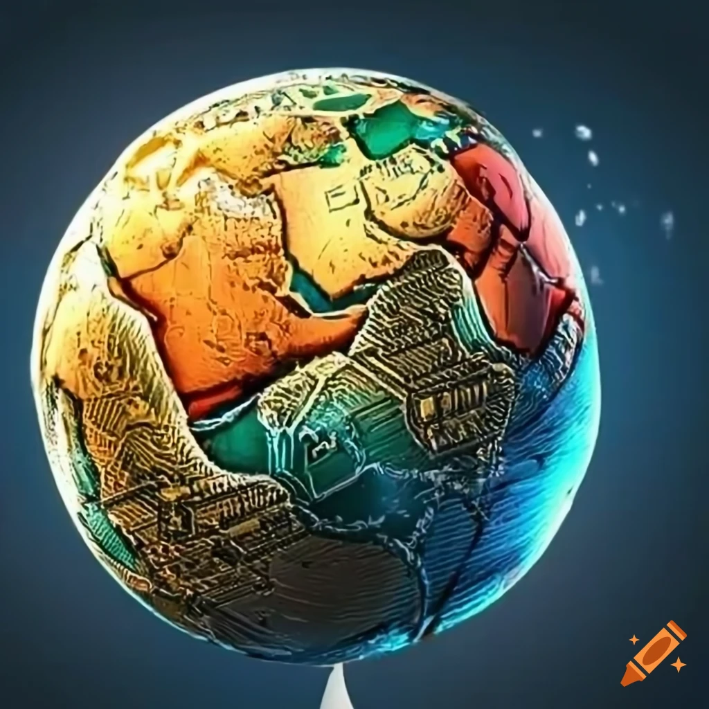 Worldcoin written on a soccer ball heading straight into the goal on ...