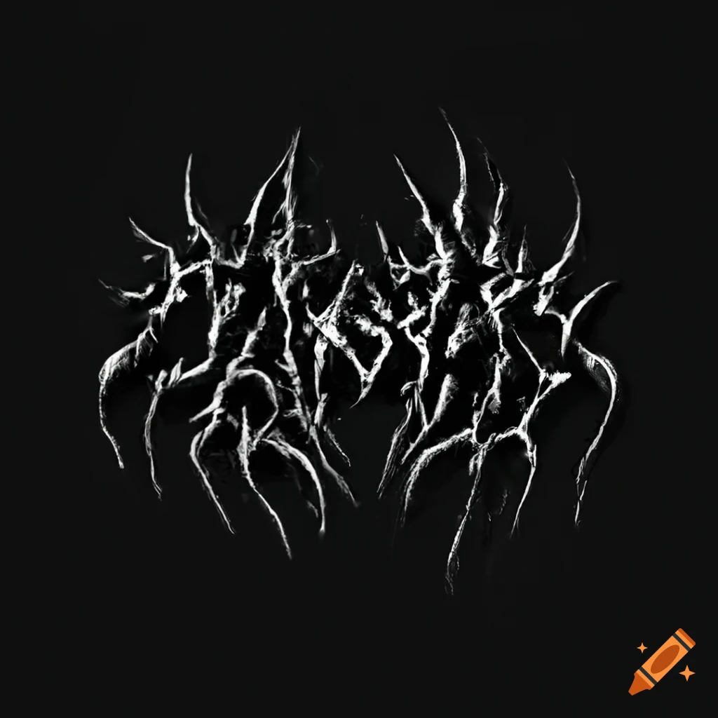 Deathcore logo of the brand 'poder' on Craiyon
