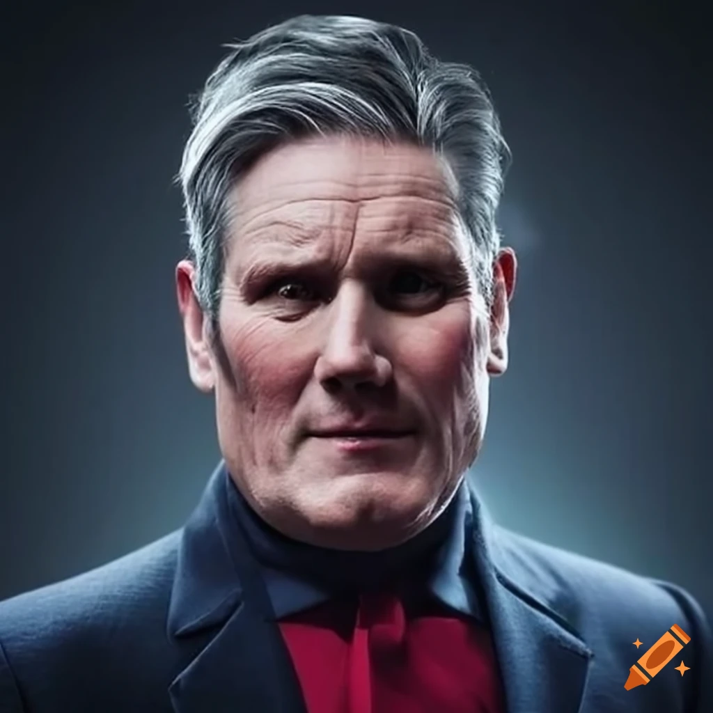Keir starmer depicted as a captivating vampire in a classic style on ...