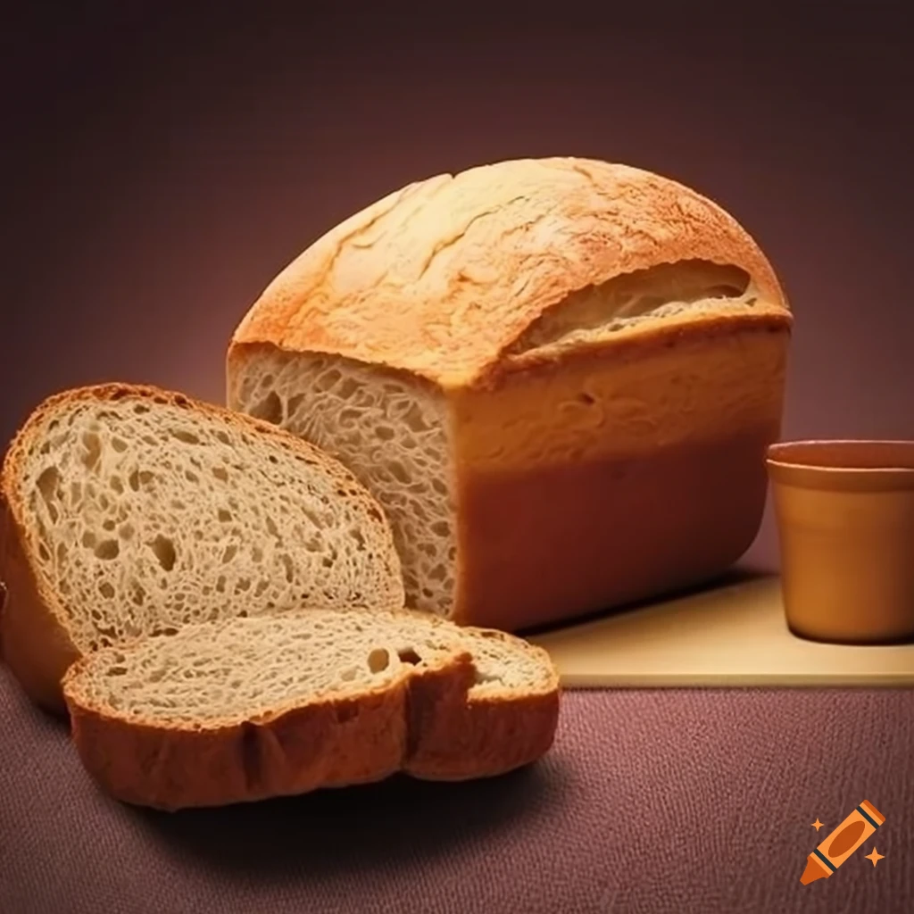Single piece of bread on Craiyon