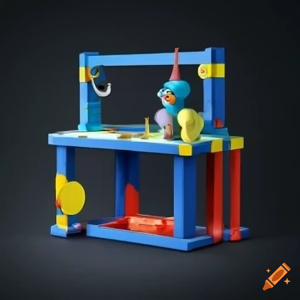 Wacky Workbench on Craiyon