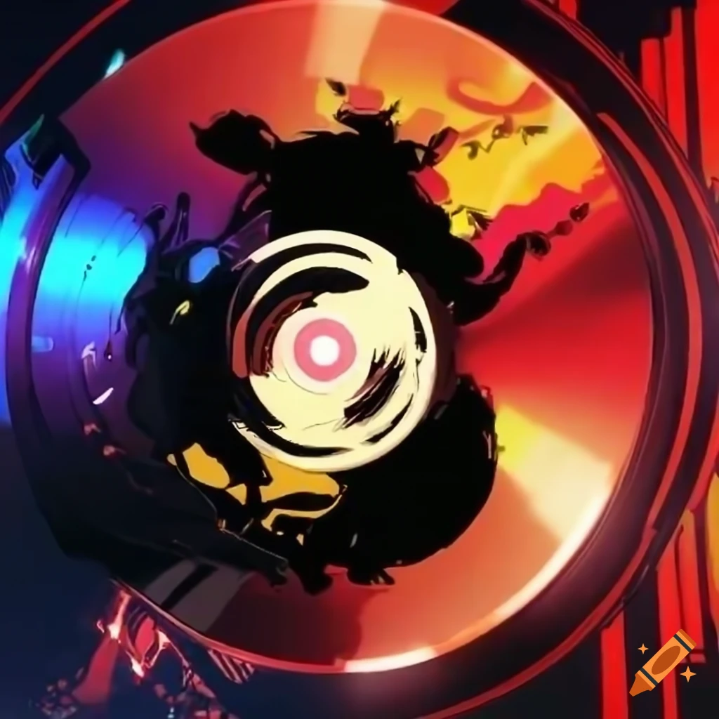 Persona 3, persona 4, and persona 5 themed vinyl disc in high ...