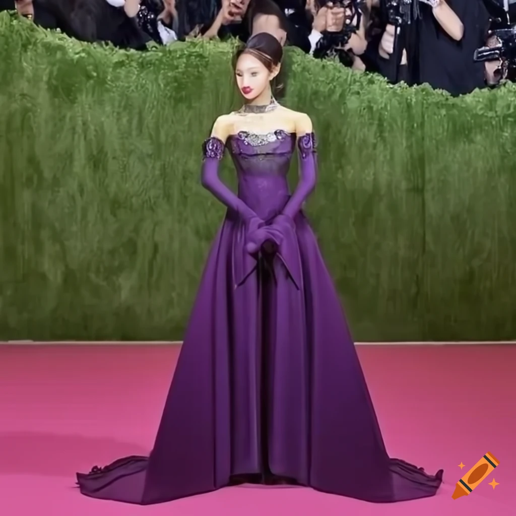 Twice Mina Met Gala New Beginnings full body outfit on Craiyon