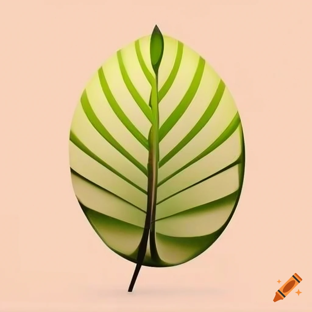 Leaf in modern design on Craiyon