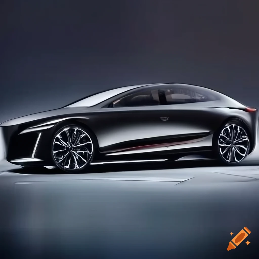 Futuristic hybrid design merging Mazda 6 with Cadillac Celestiq concept ...