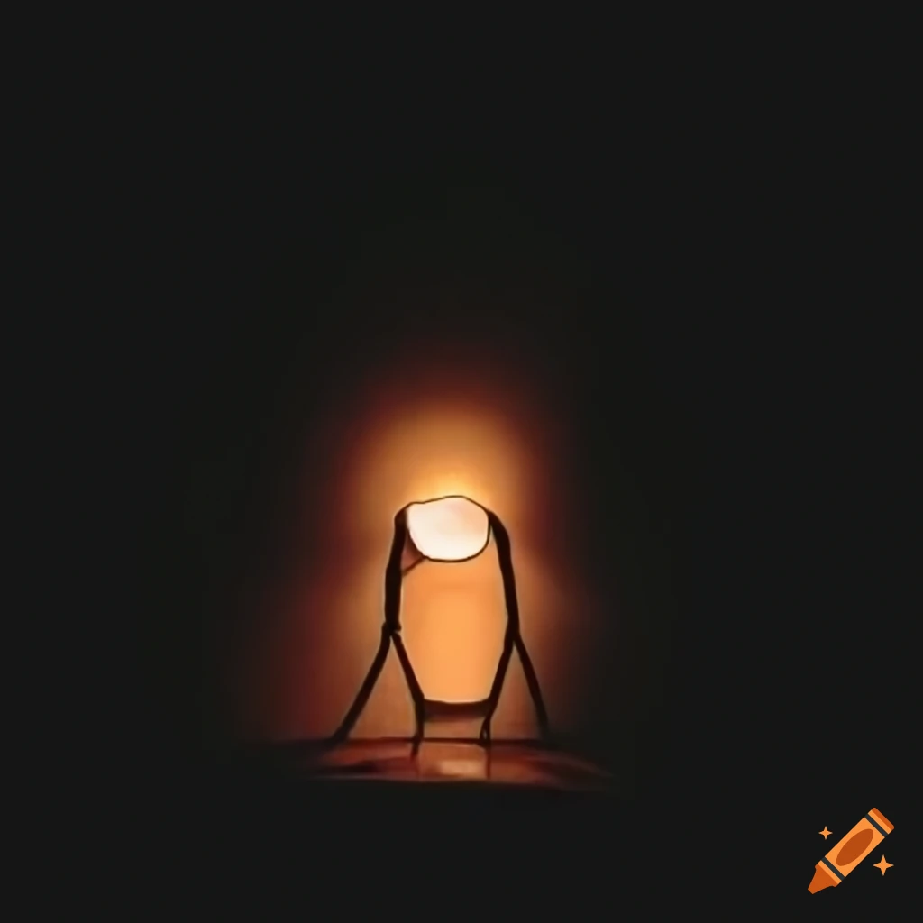 Empty head concept illustration on Craiyon